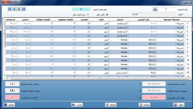 Clothing Management Software - EJAF Technology